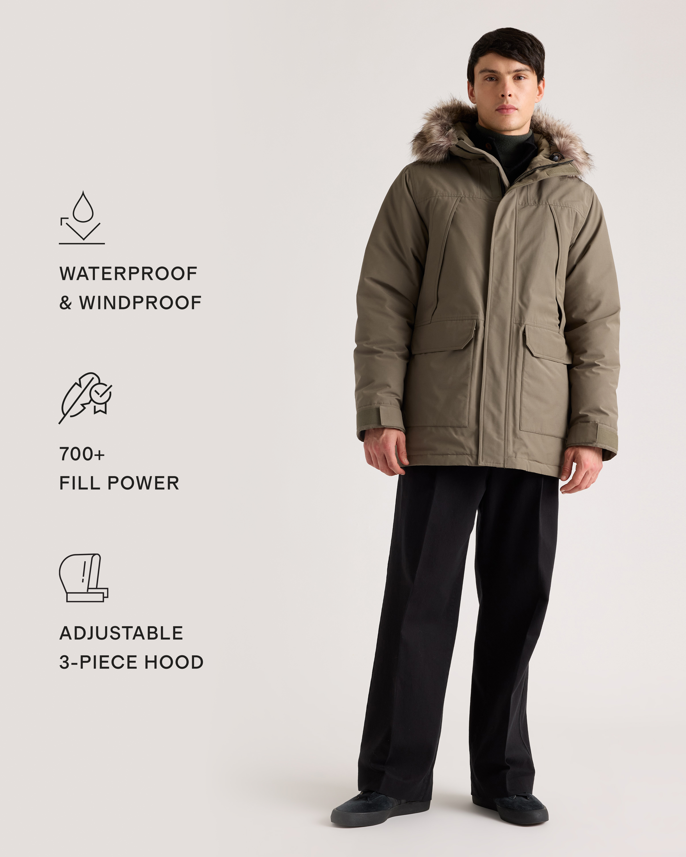 QUINCE Responsible Down Hooded Parka